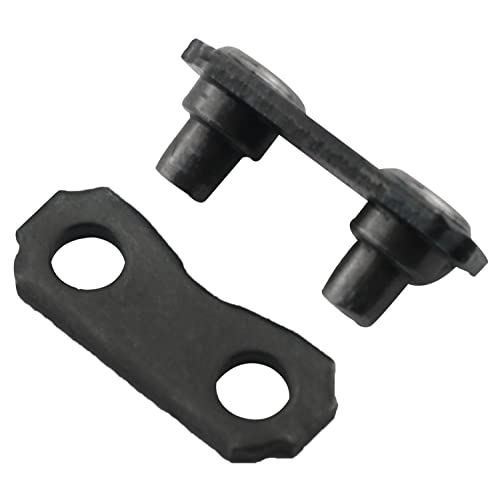 ZZLZX Chain Joint 12Sets 3/8" Steel Chainsaw Chain Joiner Link for Joining 325 058 Chain, 3/8" Preset Tie Strap