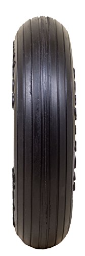 Marathon 3.50/2.50-8" Flat Free Tire on Wheel, 3" Hub, 5/8" Bearings