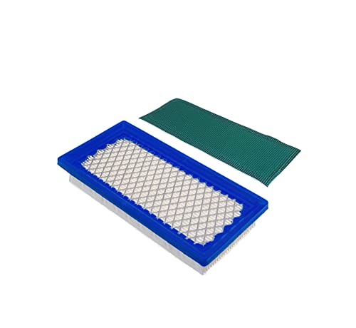 MOWFILL 2 Pack 494511 Air Filter with Pre Filter 492889 Replace Briggs&Stratton 4145 494511 494511S Generac 0494511S 1494511S 494511S Fits 93400 115400 133400 Generac 3.5HP-5.5 HP Vanguard Engines