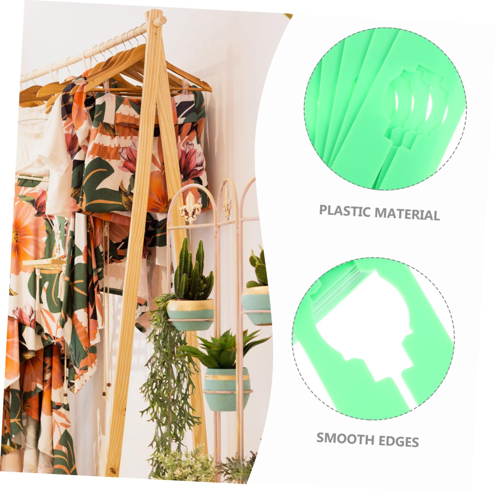 Didiseaon 10PCS hangers dividers closet dividers closet organizers shelf dividers for closet organization clothing dividers hanger separators closet size dividers Splitter clothes plastic