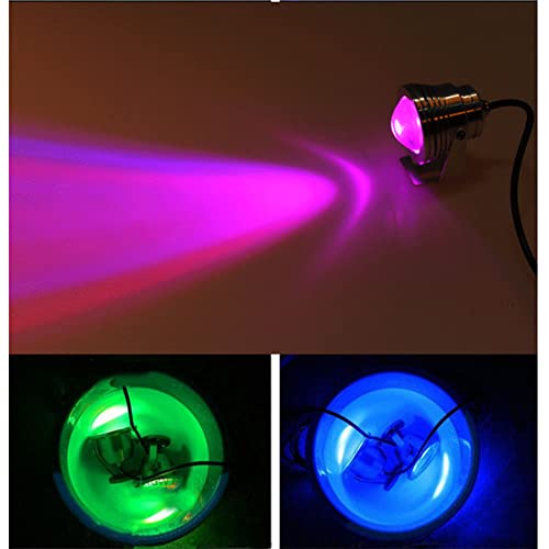 TWXG Waterproof IP68 Pool Light LED 12V/24V Underwater Light Spot Light for Swimming Pool Fountains Pond Water Garden Aquarium Rotatable Landscape Light,10W