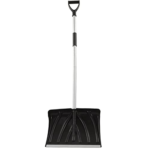 Garden Snow Shovel, 17.7in Width Wide Snow Shovel Large Capacity for Garage