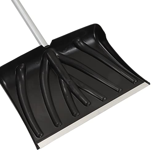 Garden Snow Shovel, 17.7in Width Wide Snow Shovel Large Capacity for Garage