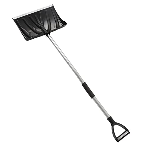 Garden Snow Shovel, 17.7in Width Wide Snow Shovel Large Capacity for Garage
