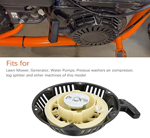 Pull Start Recoil Starter, Rain King Recoil Starter Compatible with Predator 212cc 6.5HP 7HP OHV Engine Go Kart Pit Bike Generator Lawnmower