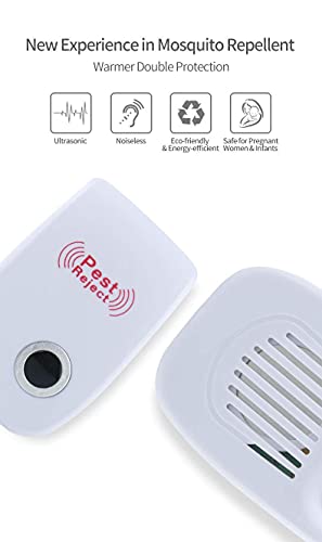 WTHSY Ultrasonic pest Repeller 6 Pack, Ultrasonic Mosquito Repellent, Repels Mosquitoes,mice,Flies,Cockroaches, 6pack, Plug and Play,Multifunctional pest Repeller
