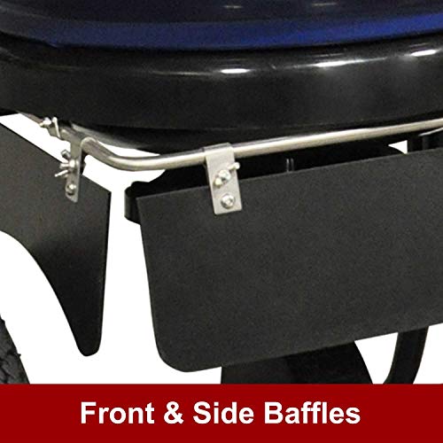 CHAPIN R E 81008A 80LB Residential Salt Spreader, 80 lb, Blue