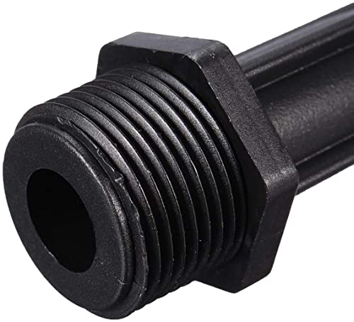 Wytino Fertilizer Injector Tube, Irrigation Venturi Fertilizer Injector 1/2" 3/4β 1β Inch Garden Fertilizer Mixer Injector, Agriculture Device Plastic, Black(1/2 inch)