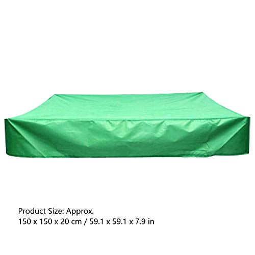 Zerone Compact Protective Cover Portable Small Pool Cover, Small Pool Dust Cover, for Garden Courtyard Outdoor Lawn(150 * 150 * 20cm)