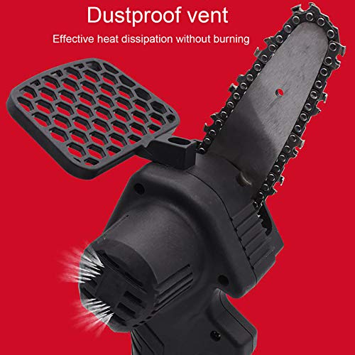 LIU Mini Chainsaw, Cordless Power Chain Saw, Portable Cordless Chainsaw, for Cutting Wood Branches in Gardens and Gardens