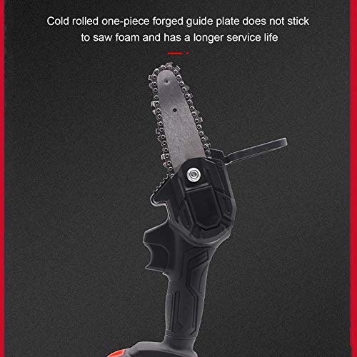 LIU Mini Chainsaw, Cordless Power Chain Saw, Portable Cordless Chainsaw, for Cutting Wood Branches in Gardens and Gardens