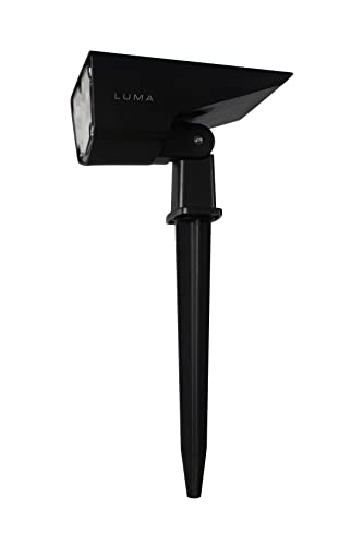 Luma Solar Outdoor Lights 2 Pack | Weatherproof Landscape Lighting with 22 LED Outdoor Lights for Patio, Yard | Garden & Wall Mount | 3 Modes Cool, Warm, Both + Rechargeable All-Night Battery