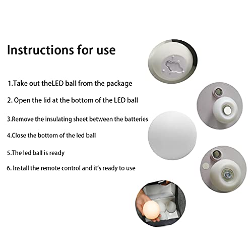 Sterose Floating Pool Lamp Float or Hang in Pool Garden Backyard Pond Party Decoration Inflatable Wateproof RBG Lamp Accessories Waterproof IP67 Lighting Outdoor Garden Lights for Pond Swimming Pool