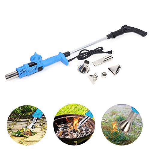 2000W Electric Weed Burner Thermal Weeder Garden Hot Air Weed Killer Grass Flame for Garden,Patio, Driveway