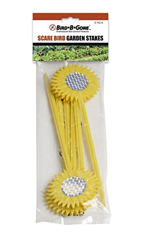 Bird B Gone MMFSL-6 Scare Bird Garden Stakes