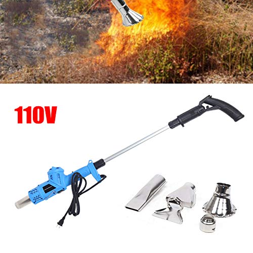 2000W Electric Weed Burner Thermal Weeder Garden Hot Air Weed Killer Grass Flame for Garden,Patio, Driveway