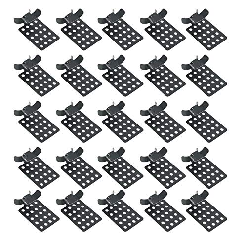 Autoparts 25 Pack Heat Cable Roof Clip for Securing Ice Dam Heat Tape and Heat Cable to Roofs