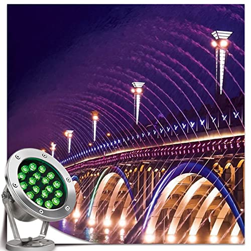 TWXG Colored with Remote Pool Light IP68 Waterproof Stainless Steel Underwater Lights Submersible Night Lamp DC 12V 24V Outdoor Garden Swimming Pool Fountain Lights