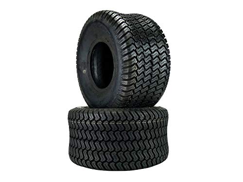 (2) 20x10.00-8 Turf Tires 4 Ply Lawn Mower and Garden Tractor 20x10x8 20x10-8