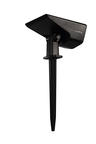 Luma Solar Outdoor Lights 2 Pack | Weatherproof Landscape Lighting with 22 LED Outdoor Lights for Patio, Yard | Garden & Wall Mount | 3 Modes Cool, Warm, Both + Rechargeable All-Night Battery
