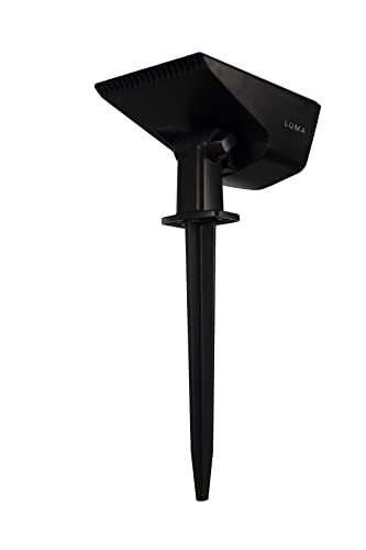 Luma Solar Outdoor Lights 2 Pack | Weatherproof Landscape Lighting with 22 LED Outdoor Lights for Patio, Yard | Garden & Wall Mount | 3 Modes Cool, Warm, Both + Rechargeable All-Night Battery