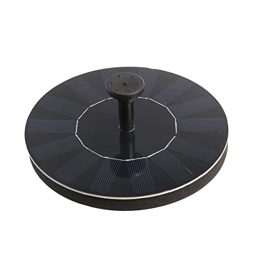 BESPORTBLE Fountain Pond Different Professional Fontain Pump, for Garden Park Pump Tank, Pond, Black Floating Solar and Pool Bird Water W Bath, Round Fish with Nozzles Decoration Waterfall