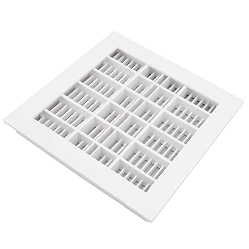 RvSky Garden Supplies Pool Main Drain 25.3x25.3cm Replacement Pool Square Main Drain for Swimming Pools Massage Pools SPA Pools White