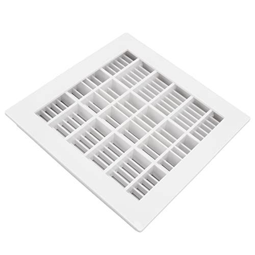 RvSky Garden Supplies Pool Main Drain 25.3x25.3cm Replacement Pool Square Main Drain for Swimming Pools Massage Pools SPA Pools White