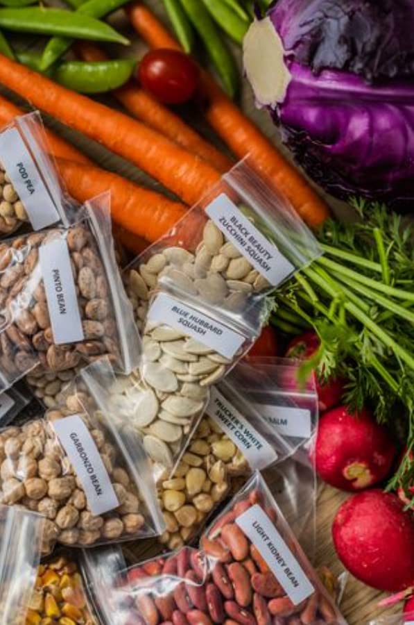 ARK Seed Kits Heirloom, Organic Seed KIT | ARK Backyard Seed KIT | 100 Organic, Non-GMO, Heirloom Seeds | 30 Varieties - 10,000+ Heirloom Seeds | Plant Organic Vegetables, & Herbs