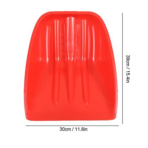 Snow Shovel, PP Plastic Garden Shovel Tough for Street Sweeper for Fallen Leaves for Rubbish(39 X 30cm / 15.4 X 11.8in)