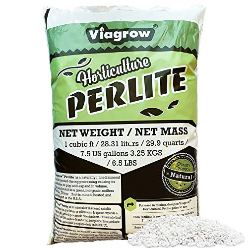 Viagrow VPER1 VPER Perlite 29 Quarts, 1 Cubic Foot, 1-Pack, White, Horticulture-29Q