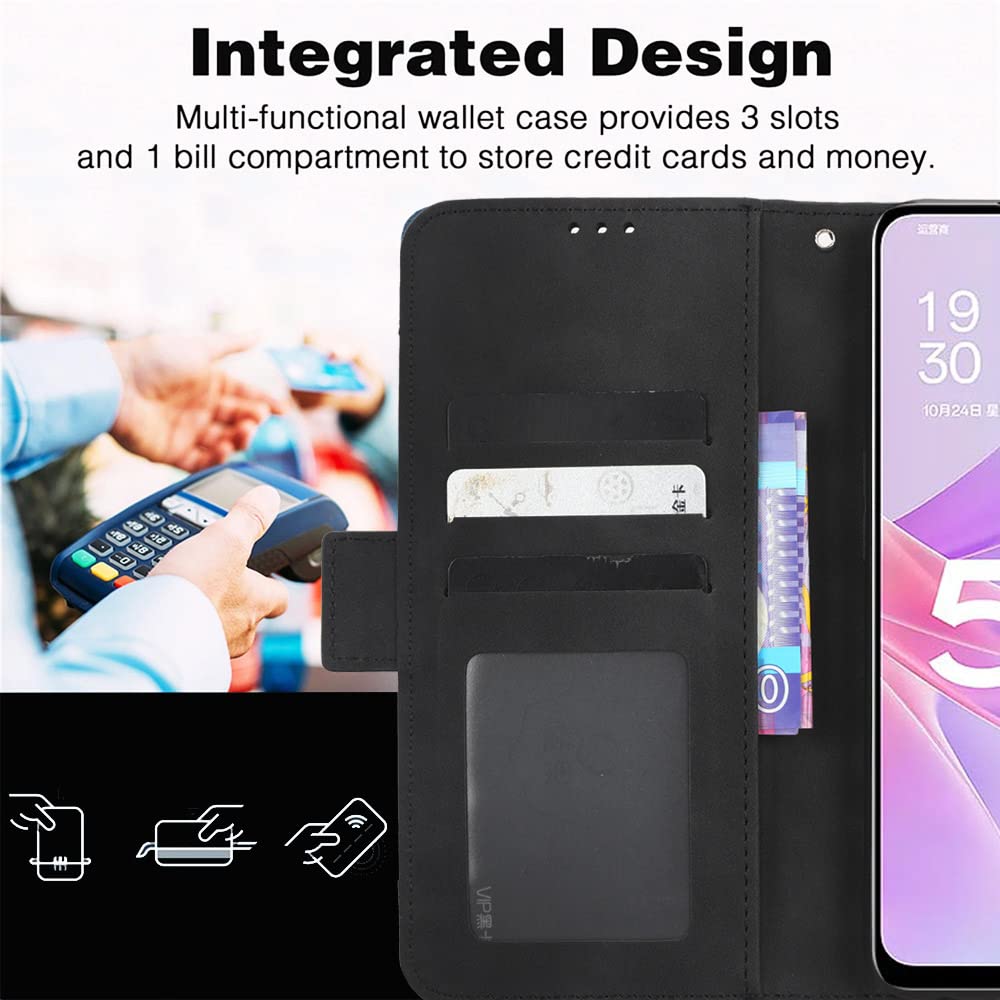 Compatible with Sony Xperia 1 III Case,PU Leather Kickstand Card Holders Compatible with Sony Xperia 1 III Flip Magnetic Closure Protection Phone Wallet Cover Brown