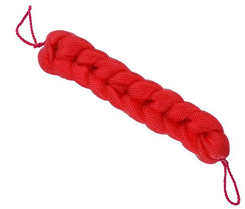 Huachnet Exfoliating Bath Sponge Shower Pouf Loofah Back Scrubber (Red)
