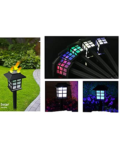 NEWOTE Outdoor Solar Pathway Lights Waterproof 2-Packs Outside LED Decorative Lights Landscape Lighting for Yard Patio Driveway Garden (White)