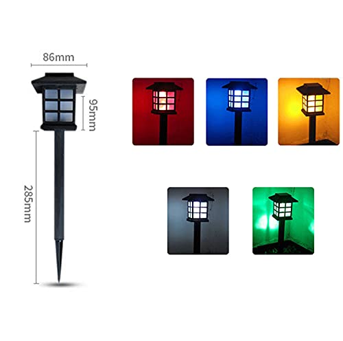 NEWOTE Outdoor Solar Pathway Lights Waterproof 2-Packs Outside LED Decorative Lights Landscape Lighting for Yard Patio Driveway Garden (White)