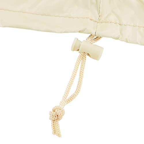 Naroote Spa Bath Rainproof Cover, Waterproof Tear Resistant Outdoor Bathtub Dust Cover Dustproof Breathable for Garden (Beige)