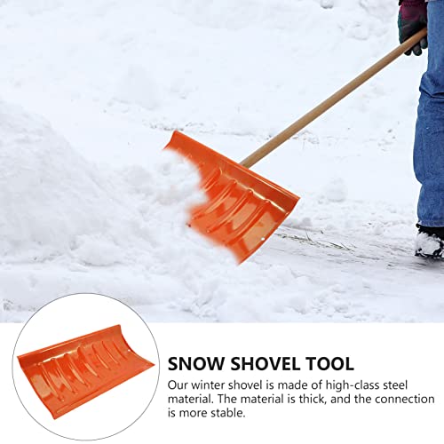 BESPORTBLE Household Ice Scraper Snow Shovel Snow Cleaning Pusher Ice Scraper Frost and Snow Removal Emergency Snow Tools for Driveway Pathway Car Trunk Vehicle Camping Garden Beach Snow Shovel