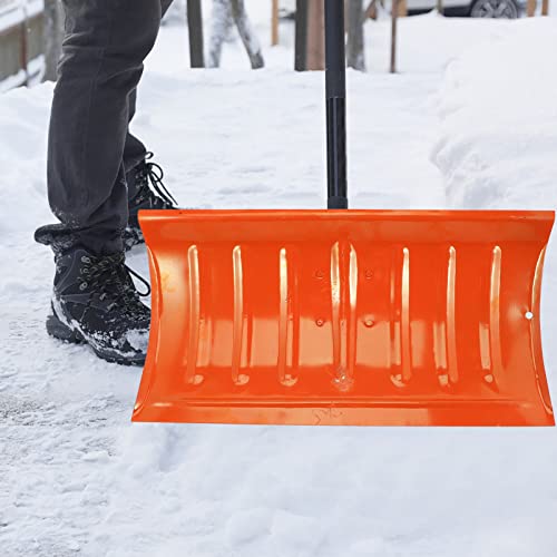 BESPORTBLE Household Ice Scraper Snow Shovel Snow Cleaning Pusher Ice Scraper Frost and Snow Removal Emergency Snow Tools for Driveway Pathway Car Trunk Vehicle Camping Garden Beach Snow Shovel