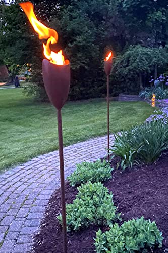 Echo Valley 93116P2 Garden Torch, Hammered Copper