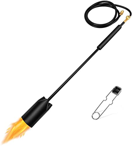 IGNIGHTER Mega-Torch Propane Weed Burner β Powerful 500,000 BTU Flamethrower β With 10' Hose and Igniter