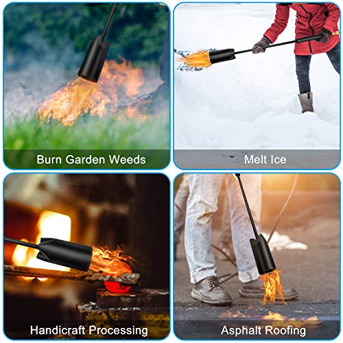 IGNIGHTER Mega-Torch Propane Weed Burner β Powerful 500,000 BTU Flamethrower β With 10' Hose and Igniter