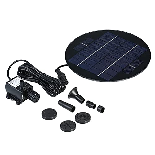 XXXDXDP Solar Floating Water Fountain for Garden Pool Pond Birdbath Decoration Solar Powered Fountain Water Pump ( Size : 2W 9V )