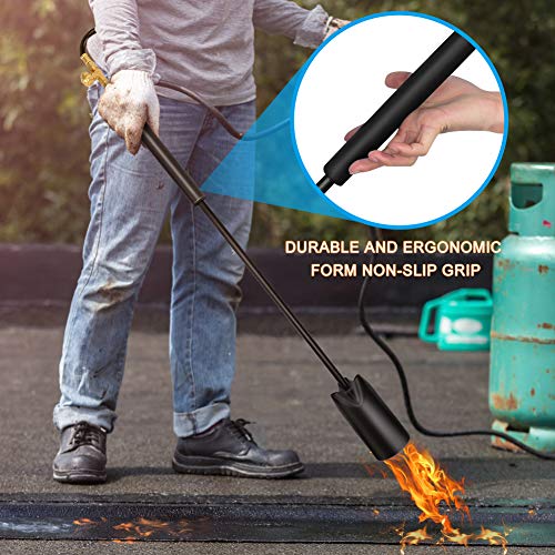 IGNIGHTER Mega-Torch Propane Weed Burner β Powerful 500,000 BTU Flamethrower β With 10' Hose and Igniter