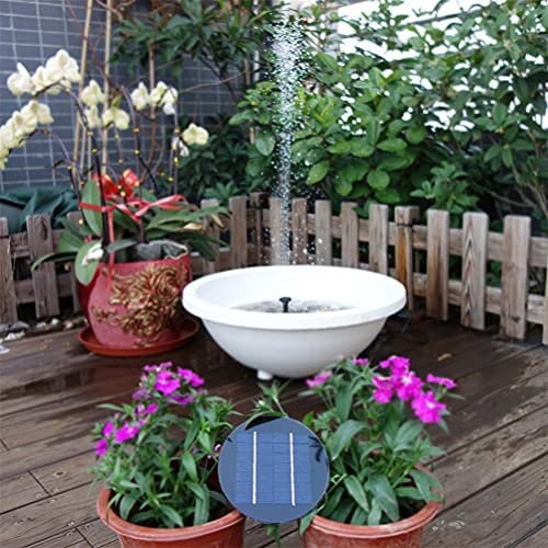 XXXDXDP Solar Floating Water Fountain for Garden Pool Pond Birdbath Decoration Solar Powered Fountain Water Pump ( Size : 2W 9V )