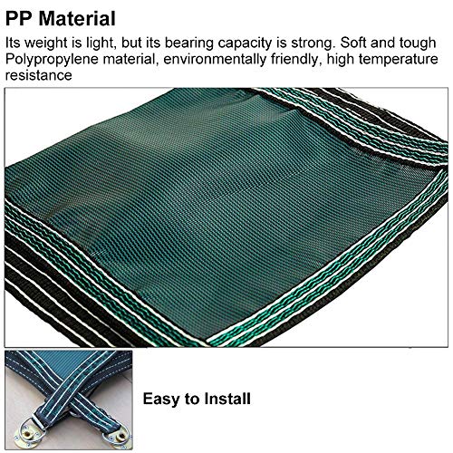 Covers Mesh In Ground Pool Safety for Kids/Pets Protection, Outdoor Garden Winter Rectangular Swimming Pool (Size : 400×600cm/13×19ft)