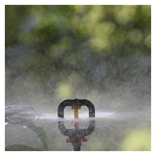 VIEUE Garden Drip Irrigation System Accessories Refraction Atomization Nozzle with Threaded Barbed Connector, Greenhouse Suspension Nozzle, Water-Saving Atomization Nozzle 10 (Color : Barb)