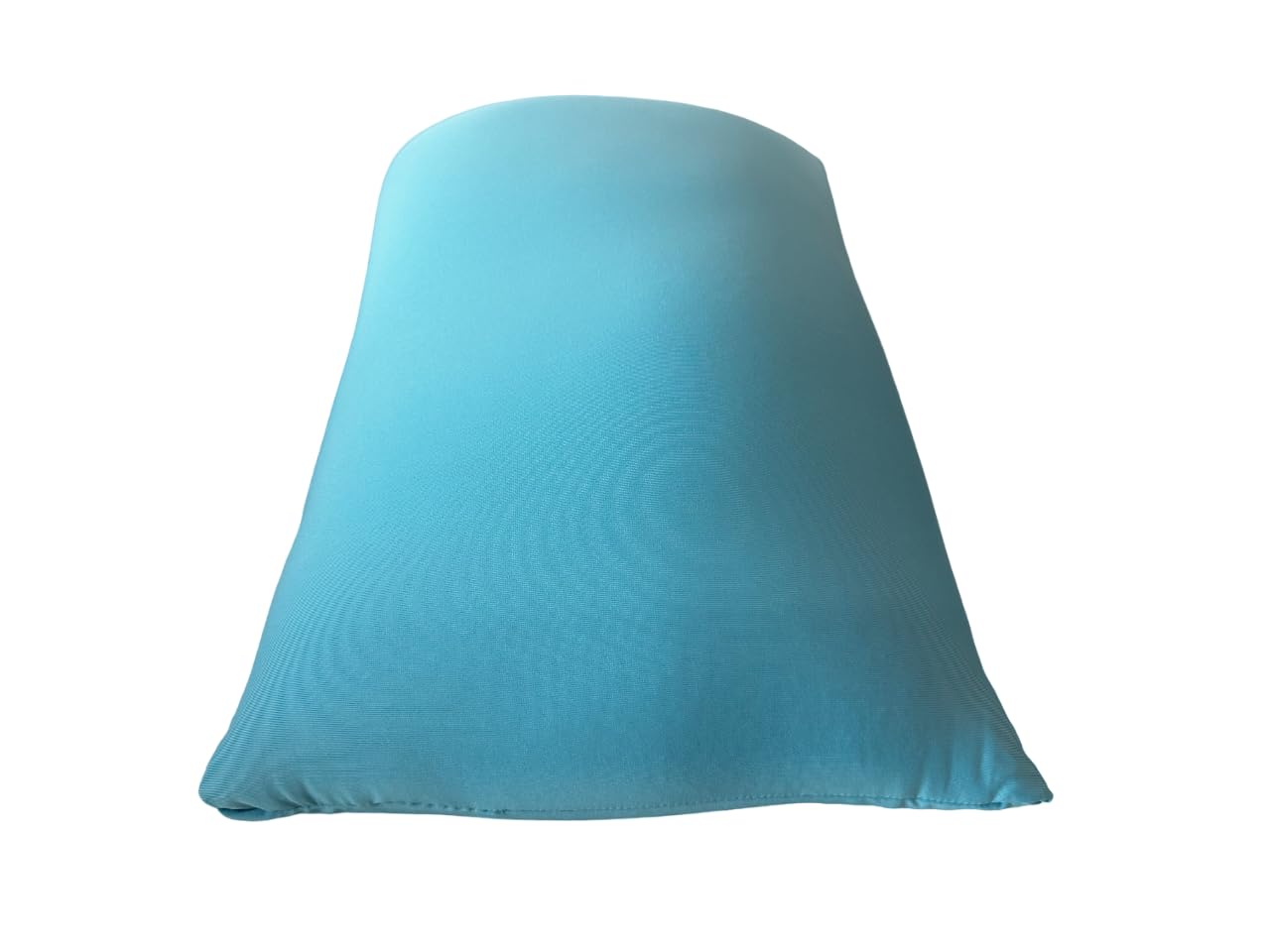 Mushy Pillows Luxurious Rectangle Microbead Pillow Moldable Support & Durability 17 X 10 (Light Blue)