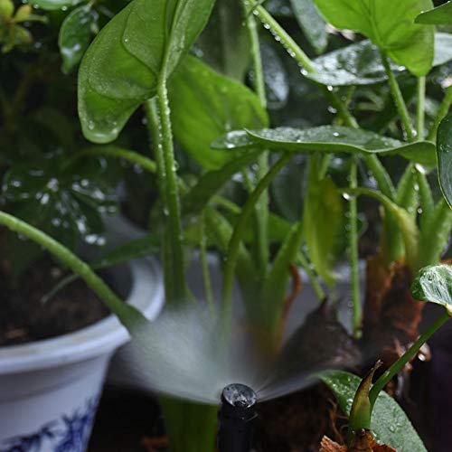 Gardening Irrigation Dripper Irrigation 180 Degree Refraction Nozzle Thread Joints Flat Fan Spray Nozzle Garden Irrigation for Plant Spray 10pcs