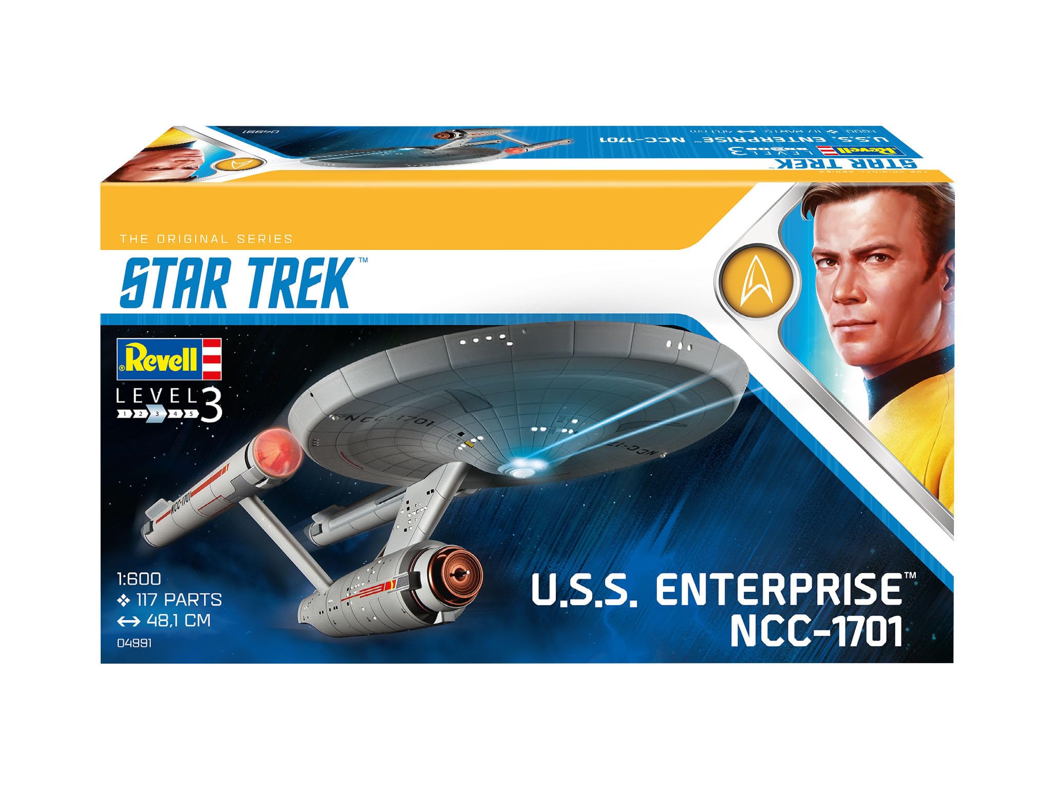 Revell 04991 Star Trek U.S.S. Enterprise NCC-1701 (TOS) 1:600 Scale Model Kit
