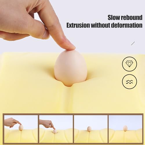 Winter-Proof Car Neck Pillow Memory Foam Relieve Pain Drive in Comfort with Universal Versatile Breathable Headrest Cervical Spine Support Beige Large